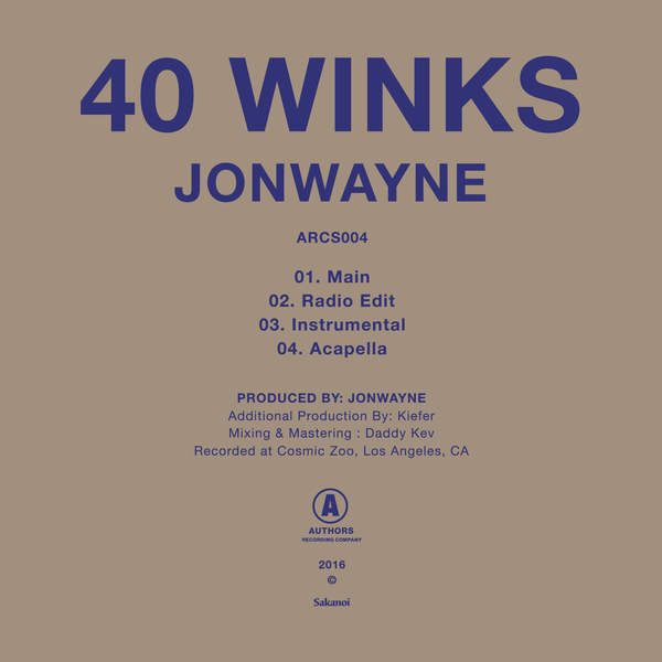 40 Winks by Jonwayne (Single, Jazz Rap): Reviews, Ratings, Credits ...