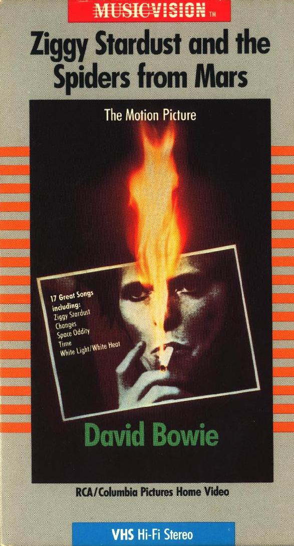 Ziggy Stardust and The Spiders From Mars: The Motion Picture by David Bowie (Video; RCA ...