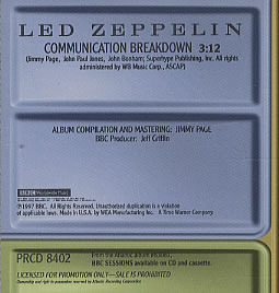 Communication Breakdown by Led Zeppelin (Single, Hard Rock): Reviews ...