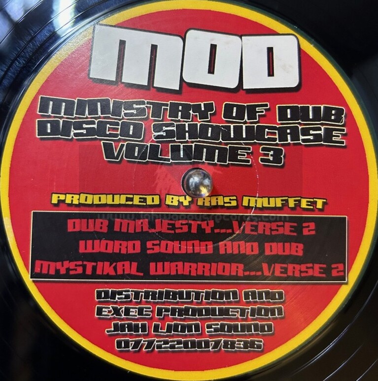 Ministry of Dub Disco Showcase Volume 3 by Ras Muffet (EP): Reviews ...