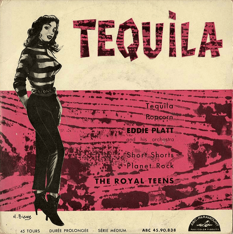 Tequila by Eddie Platt and His Orchestra / The Royal Teens (EP; ABC-Paramount; ABC 45-90.838 ...