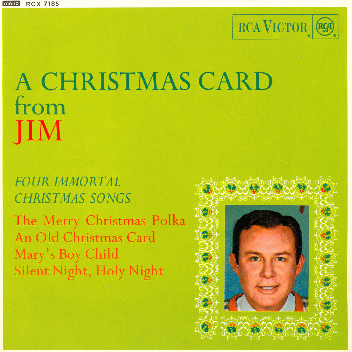 A Christmas Card From Jim by Jim Reeves (EP, Christmas Music): Reviews ...