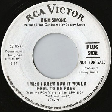 I Wish I Knew How It Would Feel to Be Free / Cherish by Nina Simone ...