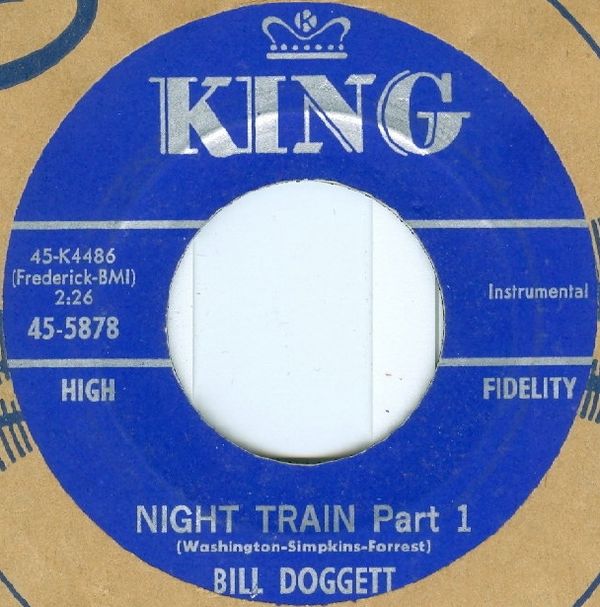 Night Train Part 1 / Night Train Part 2 by Bill Doggett (Single, Rhythm ...