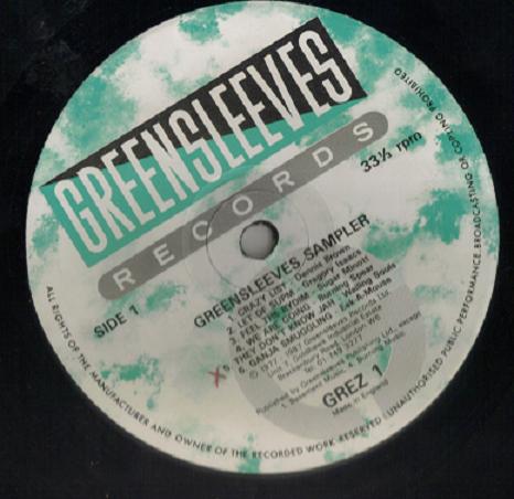 Greensleeves Sampler 1 by Various Artists (Compilation, Reggae ...