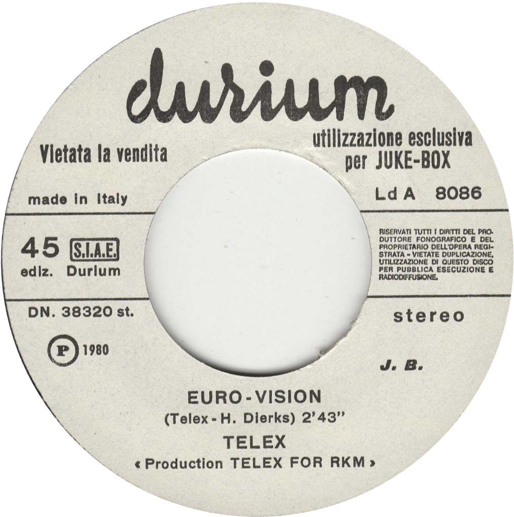 Euro-Vision / Number One by Telex / K.I.D. (Single, Synthpop): Reviews ...