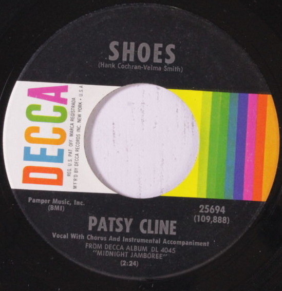 Shoes / Half as Much by Patsy Cline (Single, Nashville Sound): Reviews ...