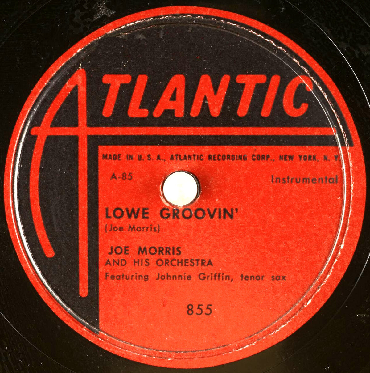 Lowe Groovin' / Jump With Me by Joe Morris (Single, Rhythm & Blues ...