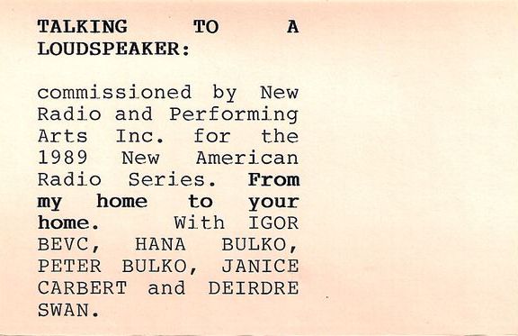 Talking to a Loudspeaker by Dan Lander (Album, Spoken Word): Reviews ...