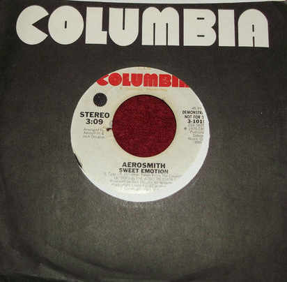 Sweet Emotion by Aerosmith (Single; Columbia; 3-10155): Reviews ...