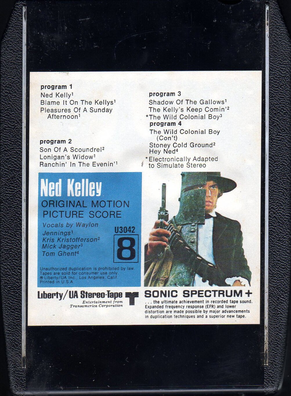 Ned Kelley by Shel Silverstein / Waylon Jennings (Album; United Artists ...