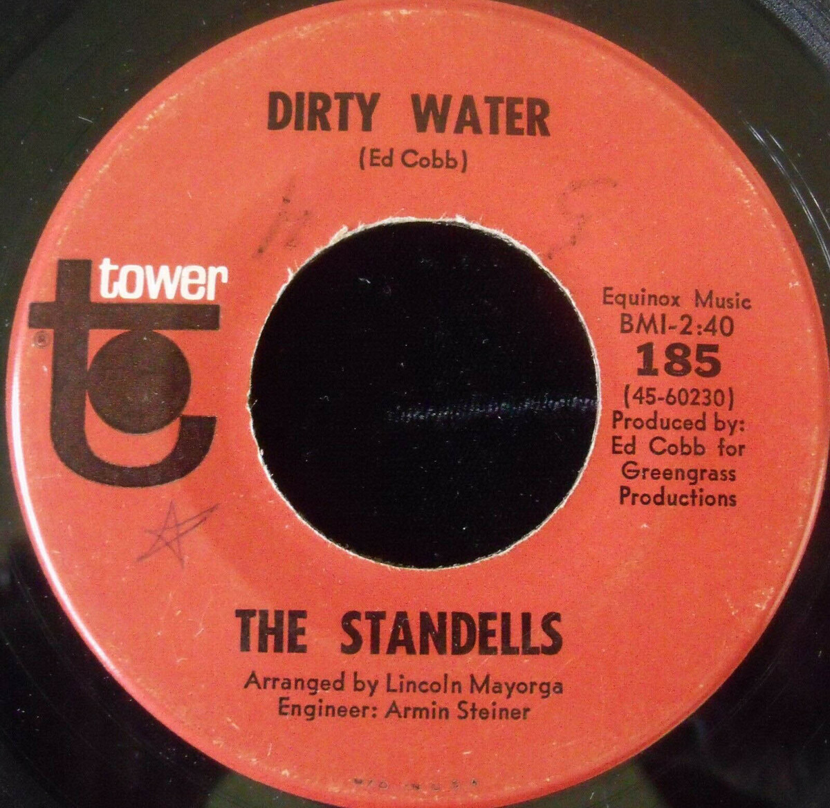 Dirty Water / Rari by The Standells (Single, Garage Rock): Reviews ...