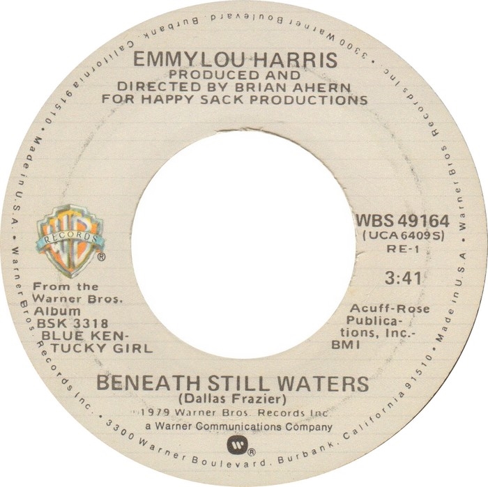 Beneath Still Waters / Till I Gain Control Again by Emmylou Harris (Single, Country): Reviews ...