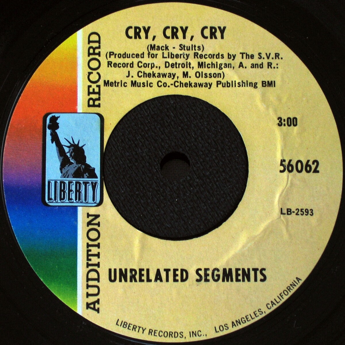 Cry, Cry, Cry / It's Not Fair by The Unrelated Segments (Single ...