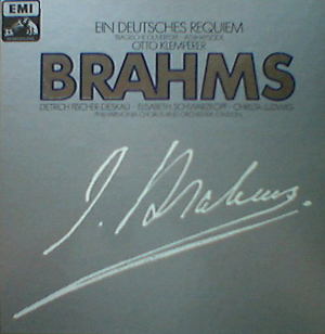 Ein deutsches Requiem; Tragische Ouvertüre; Altrhapsodie by The Philharmonia Orchestra and ...