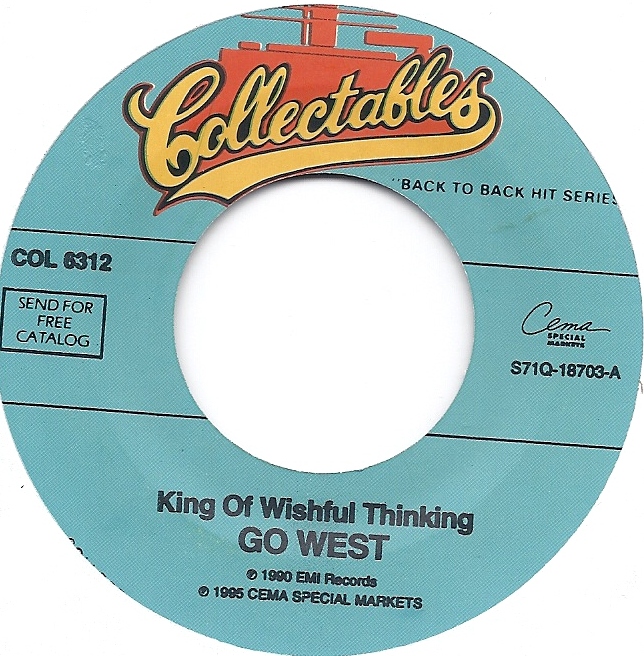The King of Wishful Thinking / Faithful by Go West (Single ...