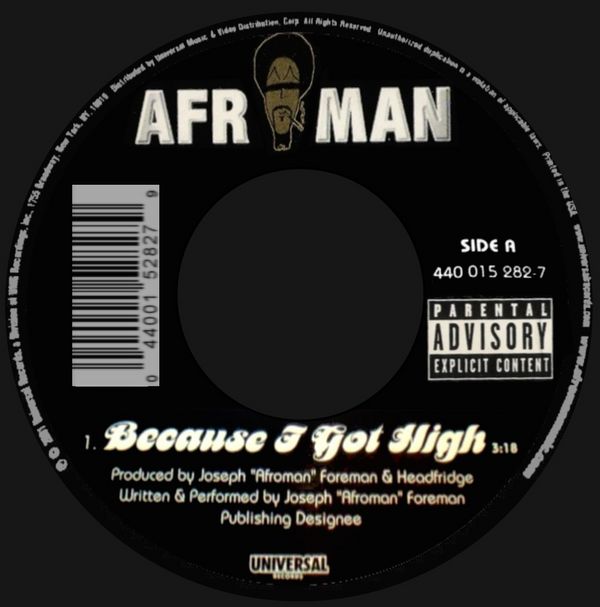 Because I Got High by Afroman (Single, Comedy Rap): Reviews, Ratings ...