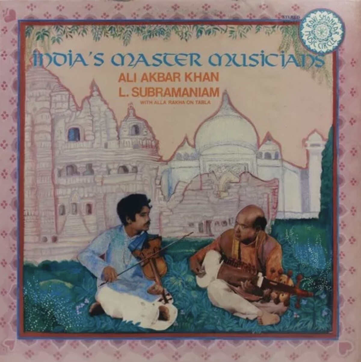 India's Master Musicians by Ali Akbar Khan & L. Subramaniam (Album ...