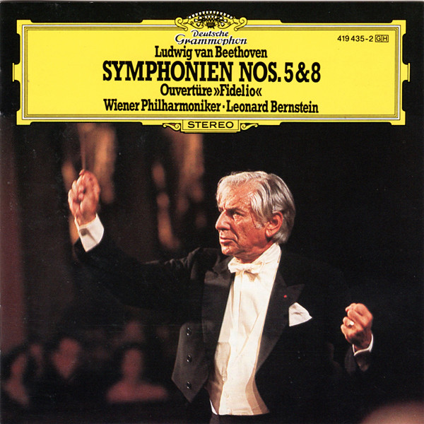 Symphonien Nos. 5 & 8 ; Ouvertüre Fidelio by Wiener Philharmoniker / Leonard Bernstein ...