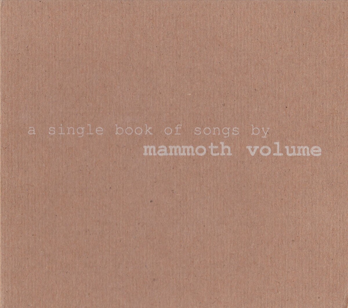 Mammoth Volume Albums: songs, discography, biography, and listening ...