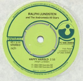 Happy Harold / Dream star by Ralph Lundsten (Single): Reviews, Ratings ...