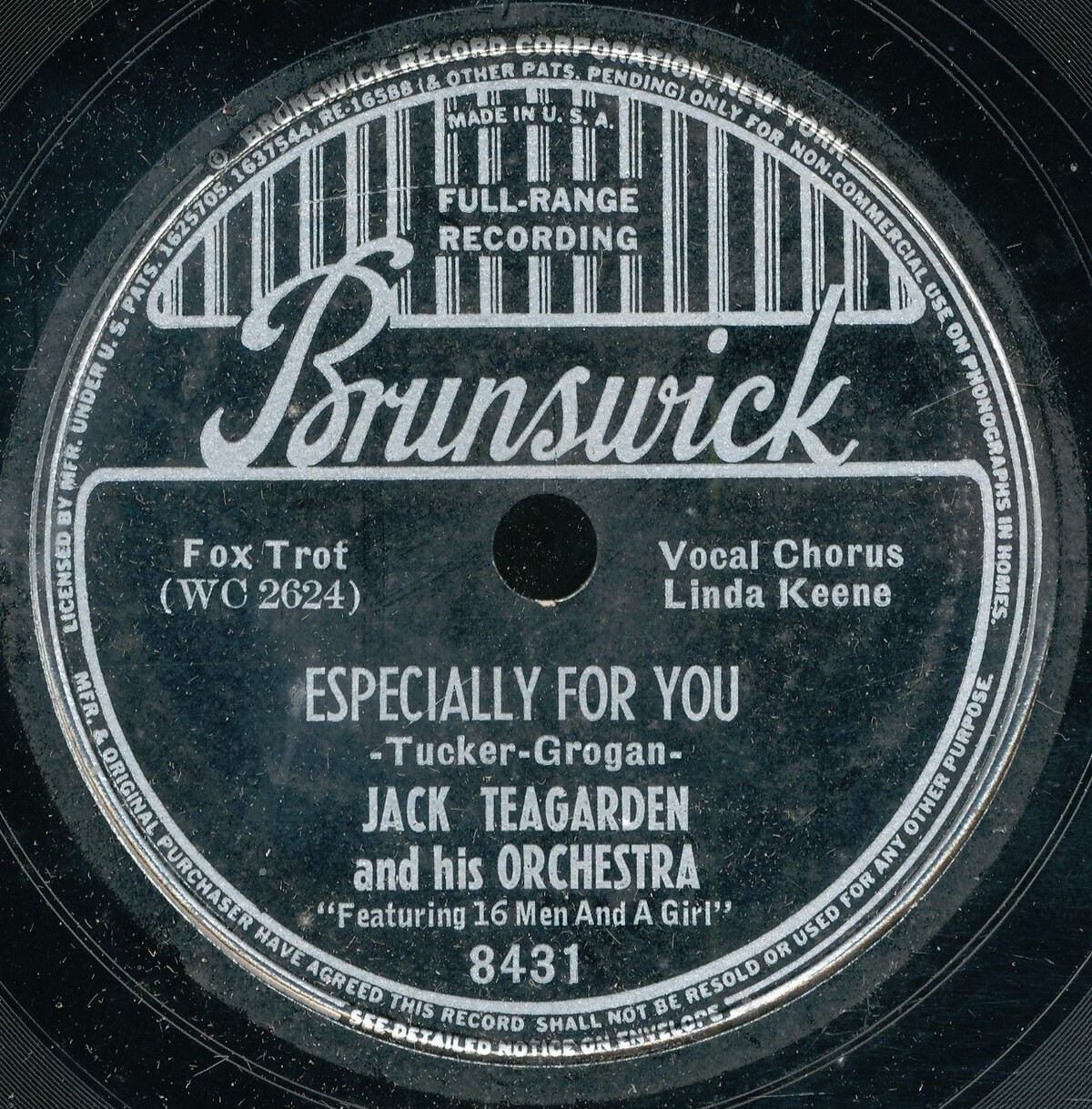 Especially for You / You're the Moment in My Life by Jack Teagarden and ...
