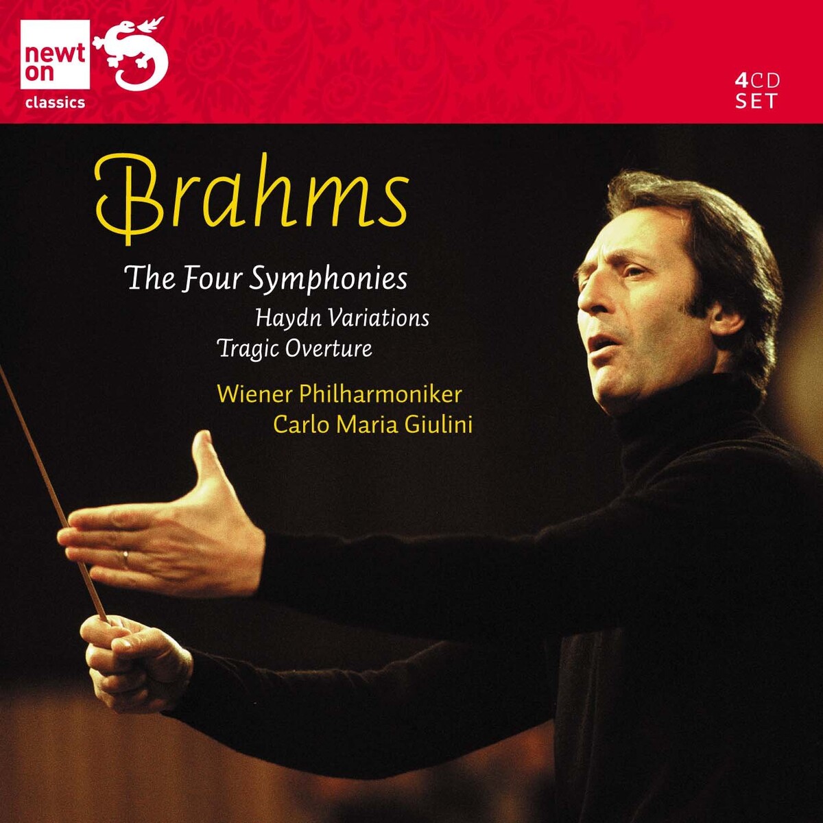 The Four Symphonies; Haydn Variations; Tragic Overture by Wiener Philharmoniker / Carlo Maria ...