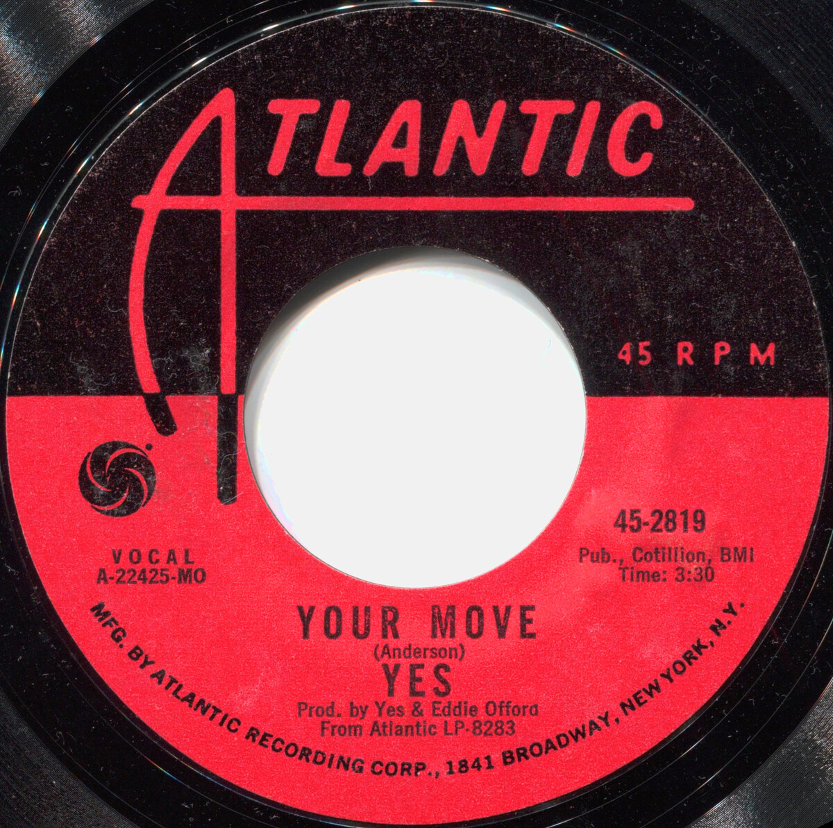 Your Move / Clap by Yes (Single, Progressive Rock): Reviews, Ratings ...