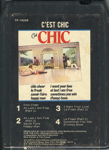 C'est Chic by Chic (Album; Atlantic; TP 19209): Reviews, Ratings ...