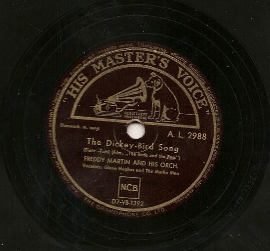 The Dickey-Bird Song / Serenade for Strings by Freddy Martin and His ...
