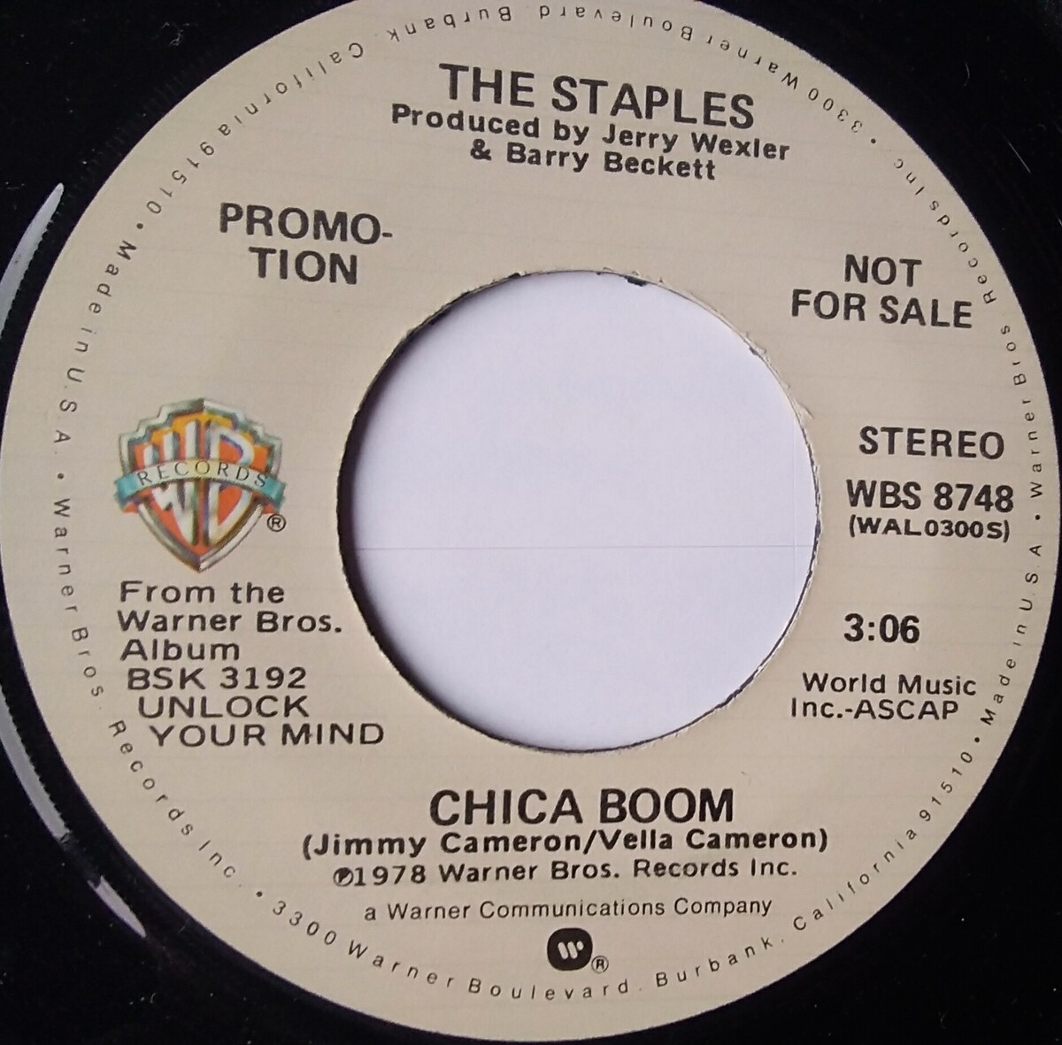Chica Boom Mono / Stereo by The Staple Singers (Single): Reviews ...