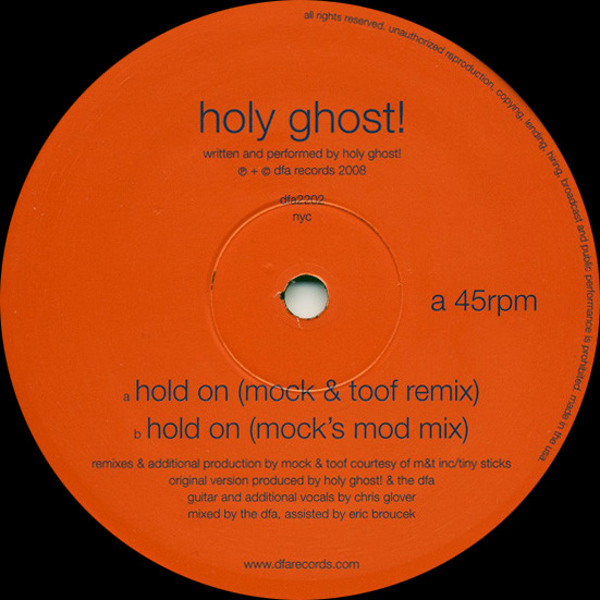 Hold On (Mock & Toof Remixes) by Holy Ghost! (Single): Reviews, Ratings ...