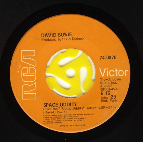 Space Oddity / The Man Who Sold the World by David Bowie (Single; RCA ...