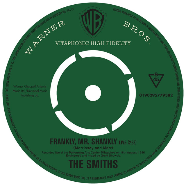 Frankly Mr. Shankly (Live) by The Smiths (Single, Jangle Pop): Reviews ...