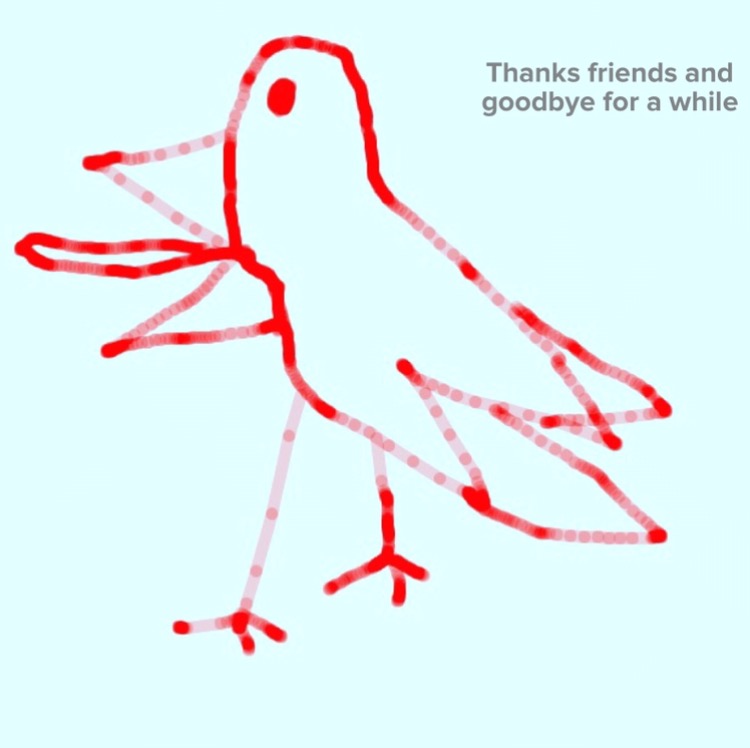 thanks friends and goodbye for a while by LittleBoyBigHeadonBike ...