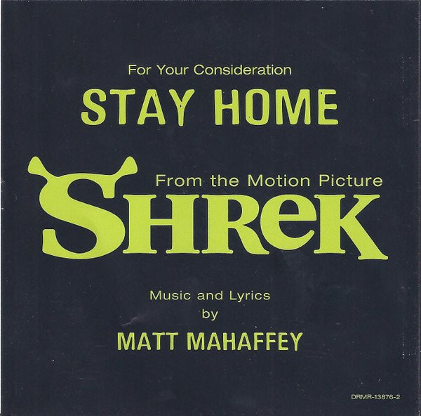 Stay Home (From the Motion Picture Shrek) by Matt Mahaffey (Single ...