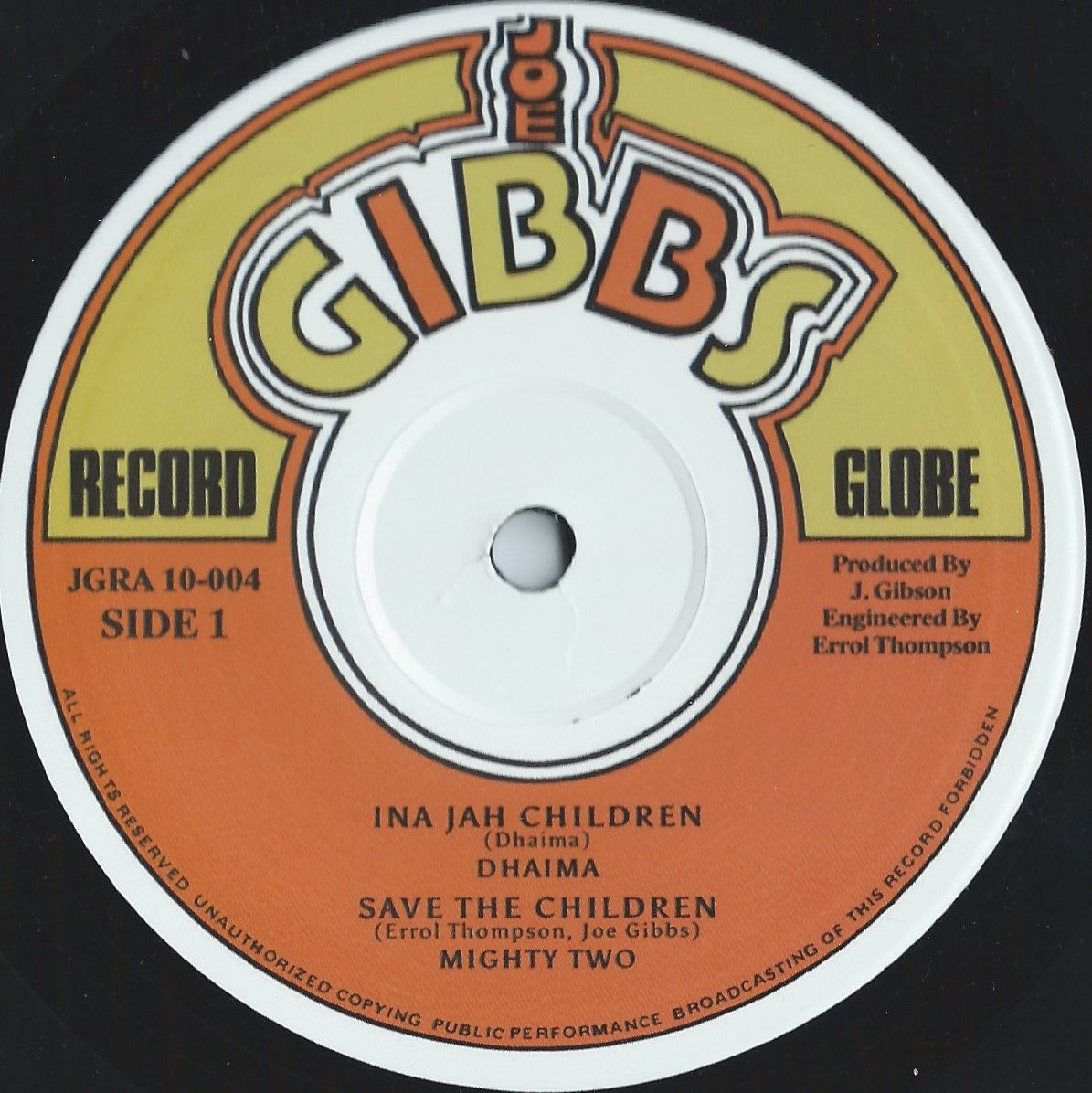 Ina Jah Children / Save the Children by Dhaima / The Mighty Two (Single ...