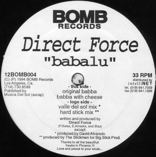 Babalu by Direct Force (Single): Reviews, Ratings, Credits, Song list ...