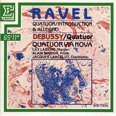 Ravel: Quator/Introduction & Allegro. Debussy: Quator by Quatuor Via ...