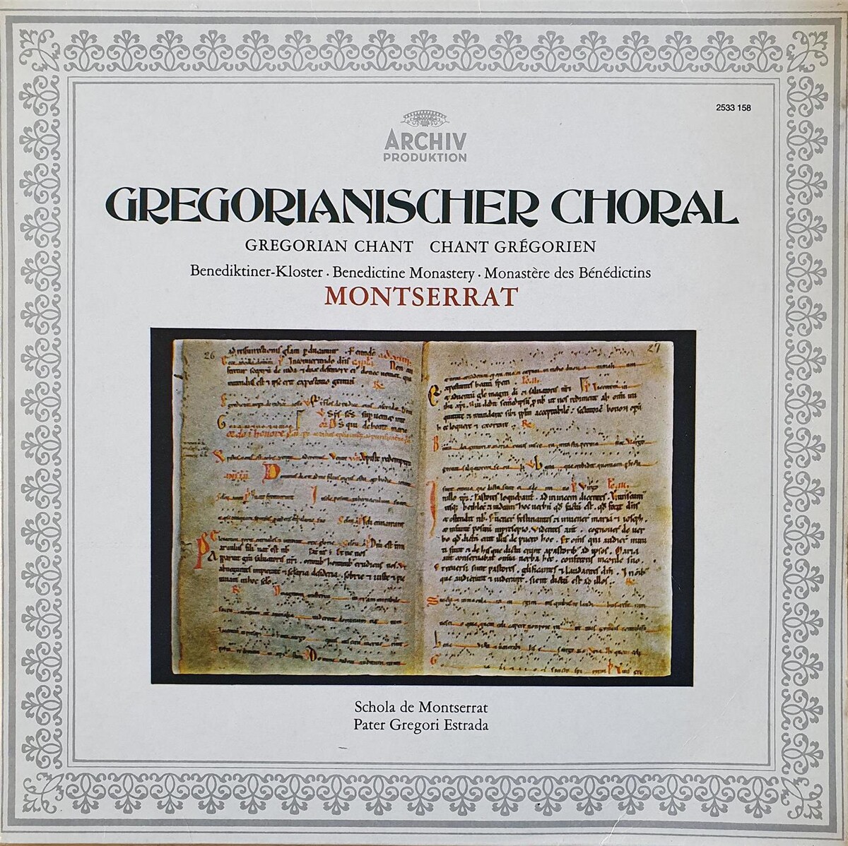 Best Gregorian Chant albums of 1973 - Rate Your Music