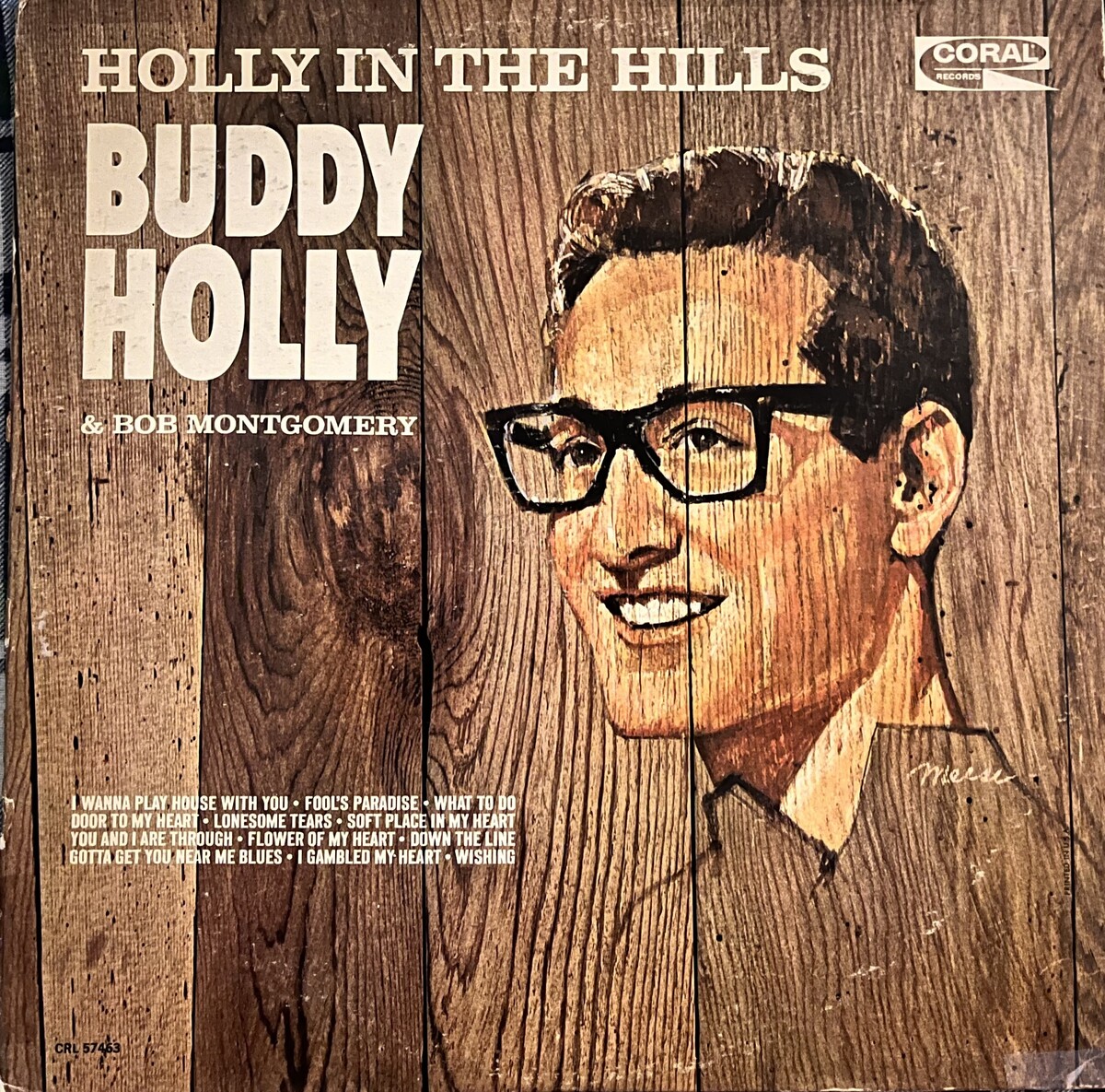 Holly in the Hills by Buddy Holly & Bob Montgomery (Album; Coral; CRL ...