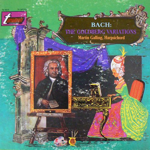 The Goldberg Variations by Martin Galling (Album; Turnabout; TV 34015S ...