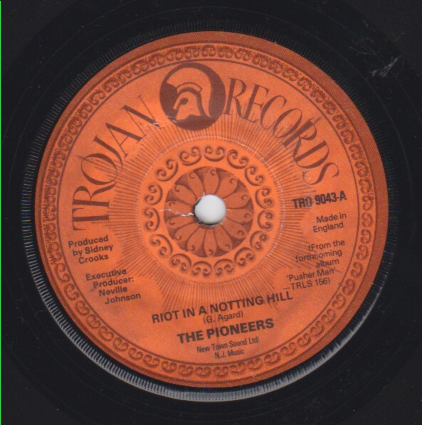 Riot in Notting Hill / Ahuma by The Pioneers (Single): Reviews, Ratings ...
