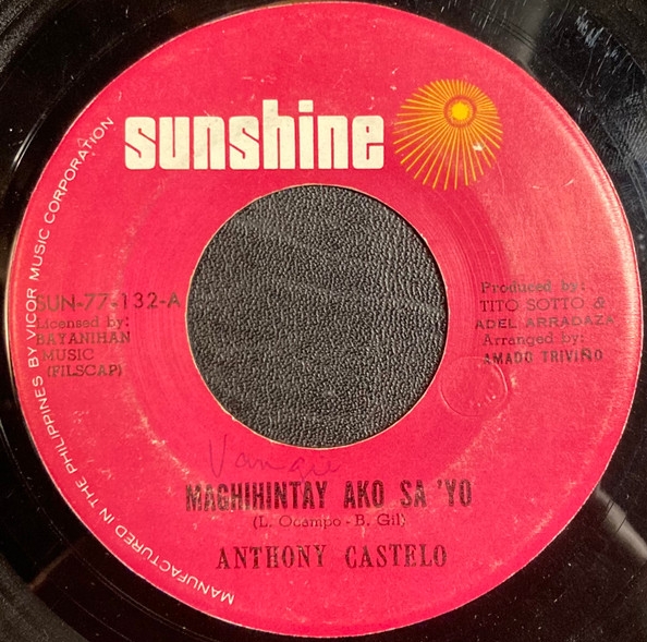 Maghihintay Ako Sa 'Yo / Huwag Kang Lalayo by Anthony Castelo (Single ...