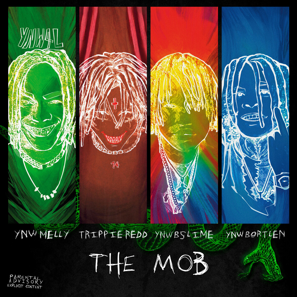 The Mob by YNW Melly, Trippie Redd & YNW BSlime (Single): Reviews ...