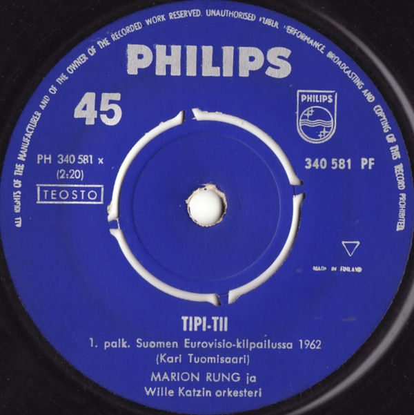 Tipi-tii / Pikku rahastaja by Marion (Single, Schlager): Reviews ...