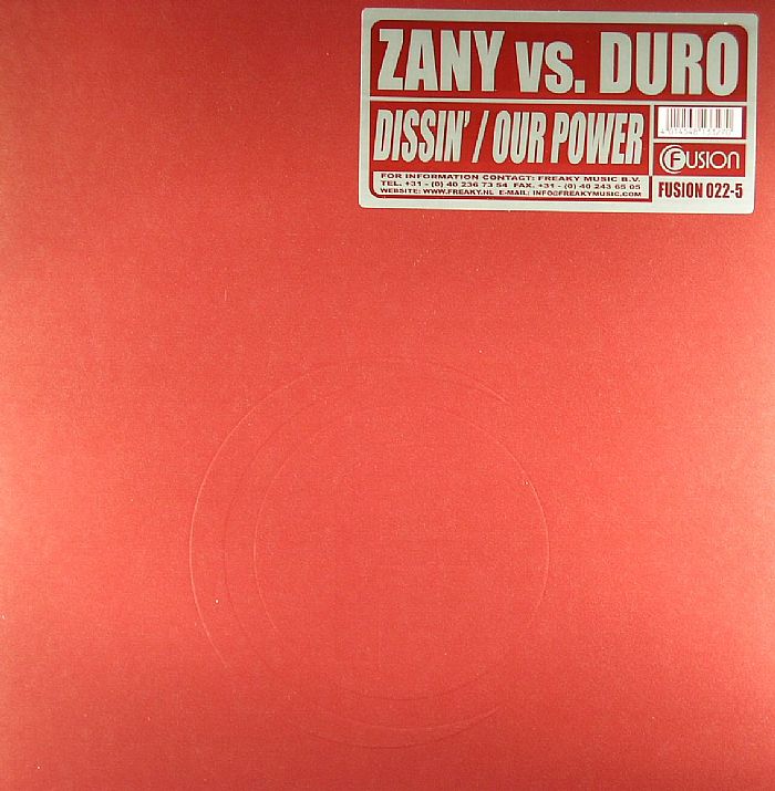 Dissin' / Our Power by Zany Vs. Duro (Single, Hardstyle): Reviews ...