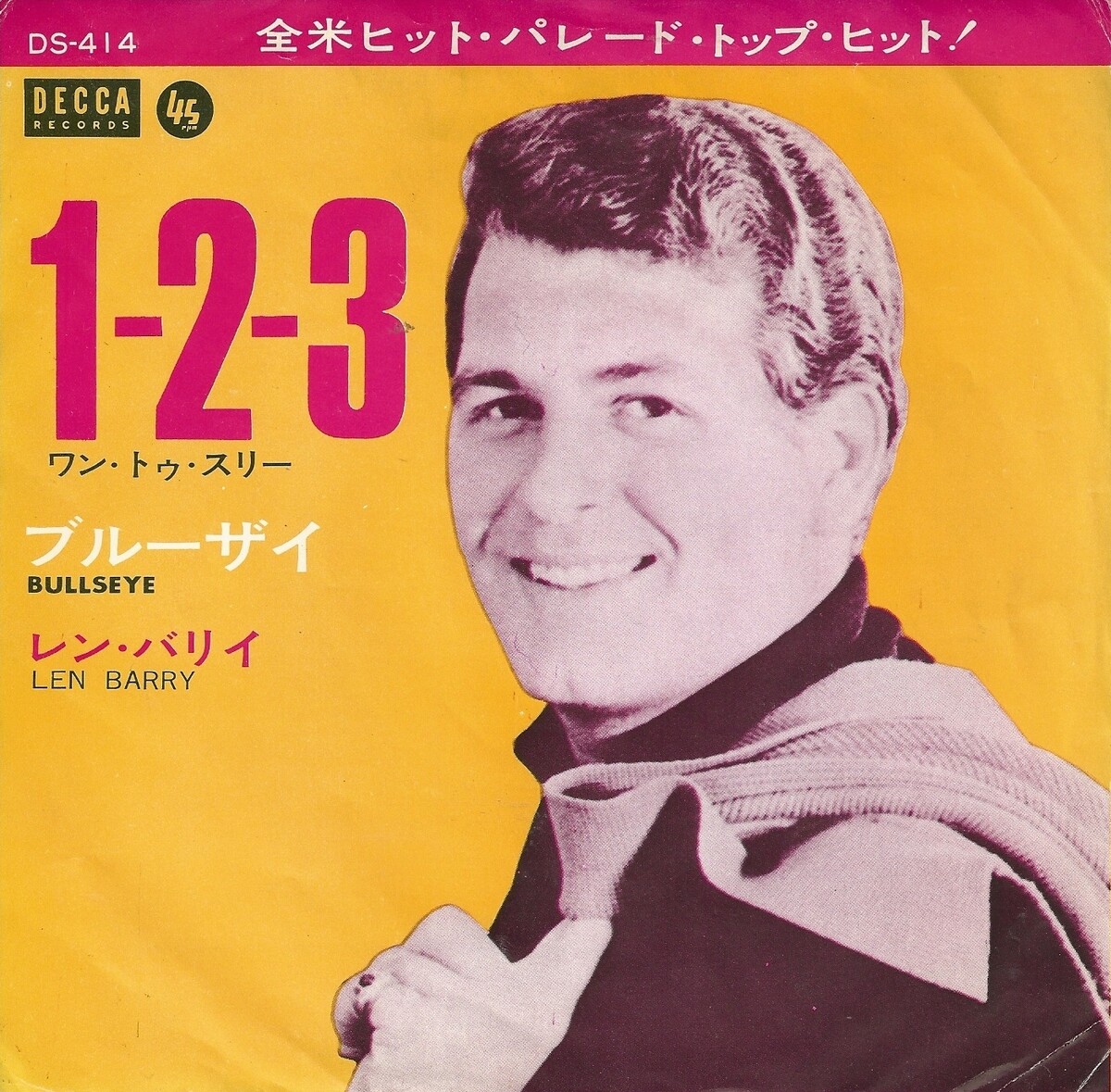 1-2-3 / Bullseye by Len Barry (Single; Decca [USA]; DS-414): Reviews ...