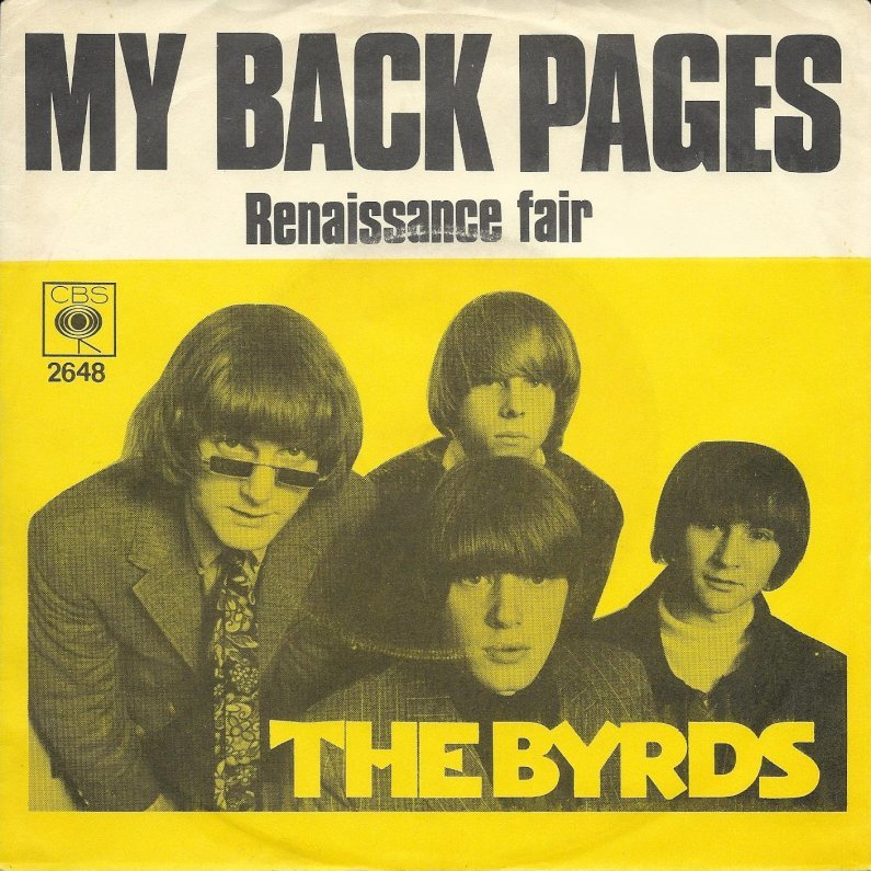 My Back Pages By The Byrds Single Cbs Cbs 2648 Reviews Ratings Credits Song List Rate