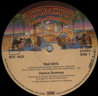 Bad Girls / Our Love by Donna Summer (Single; Casablanca; BZC 4425): Reviews, Ratings, Credits ...